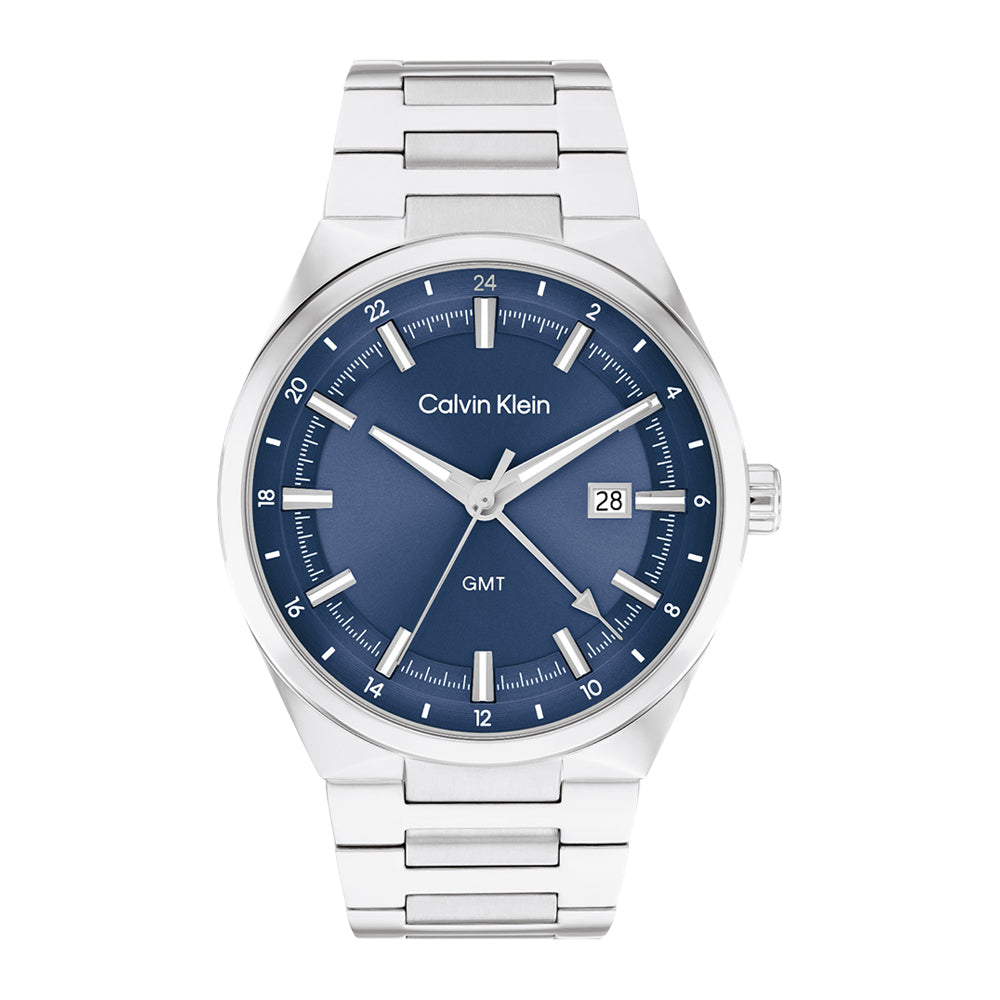 Calvin Klein Distinguished Men's Blue Dial Watch CK-0100