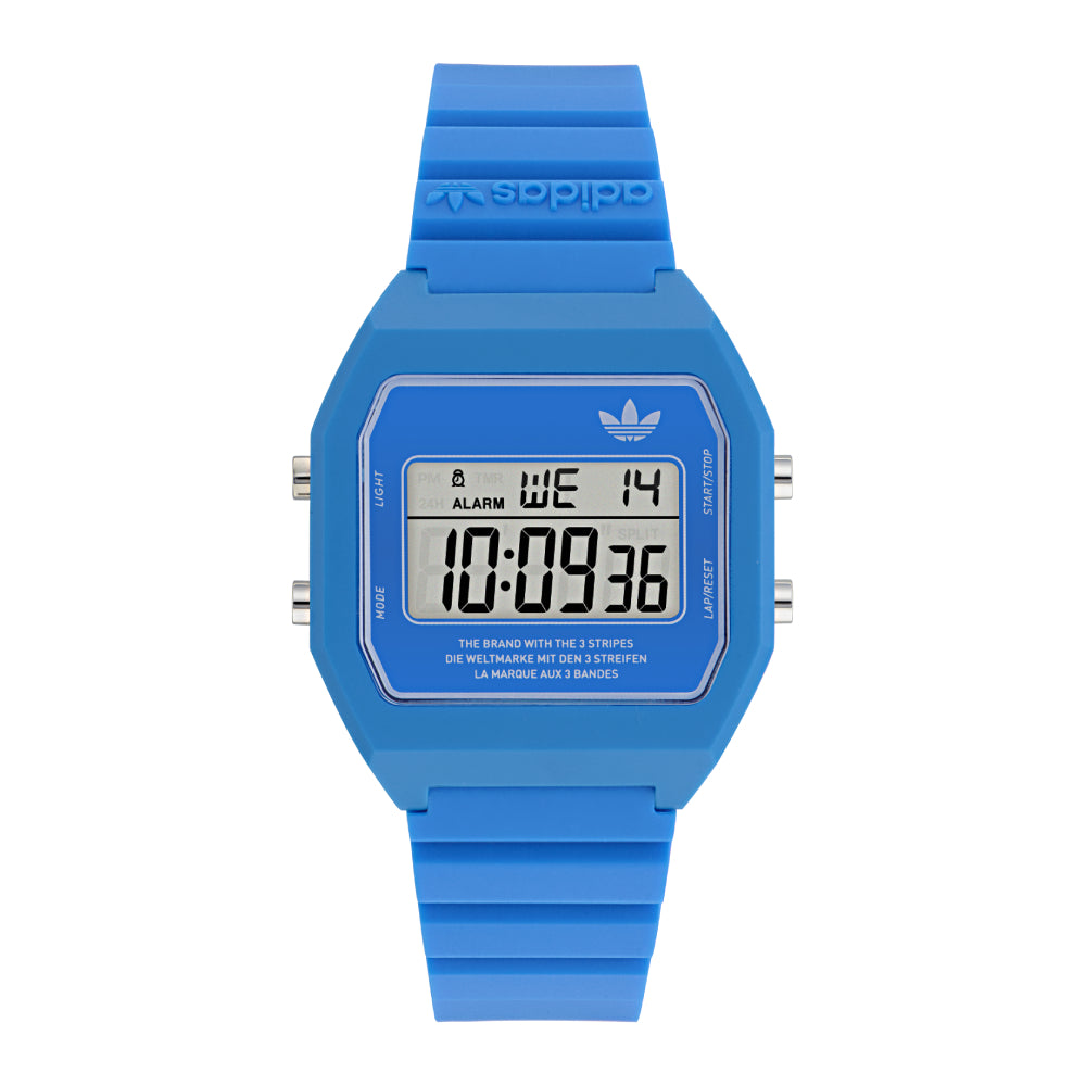 Watch for men and women, digital movement, blue dial color - ADS-0100