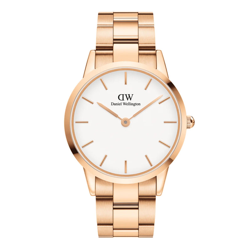 Men's watch, quartz movement, white dial - DW-1300