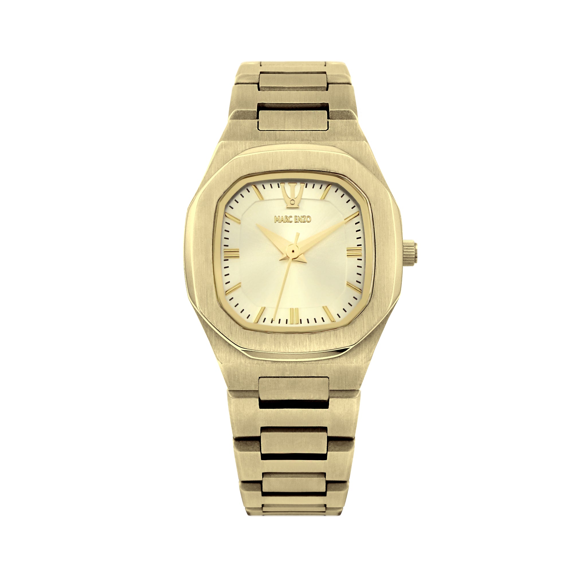 Marc Enzo Women's Quartz Watch with White Dial - MAR-0105