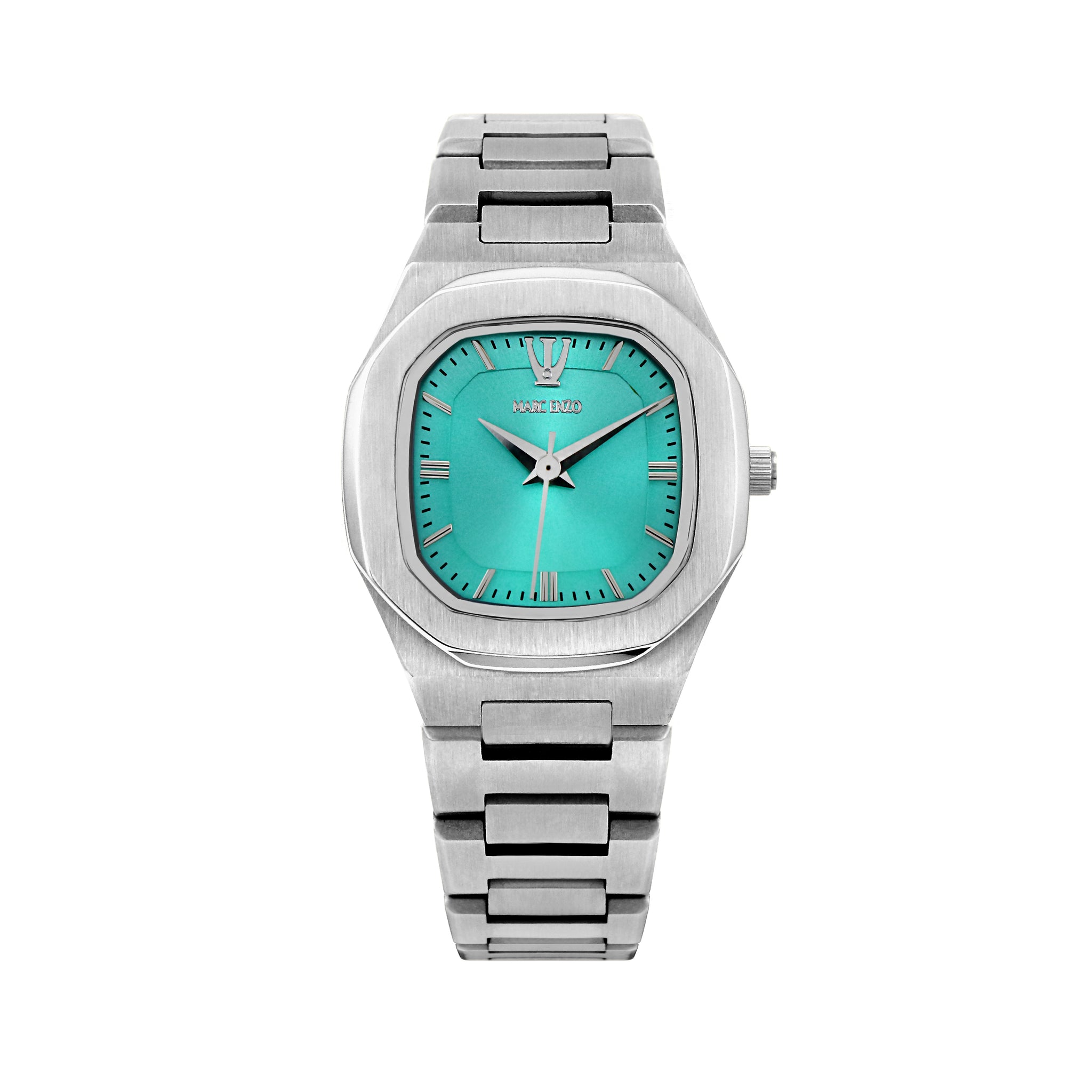 Marc Enzo Women's Quartz Watch with Light Blue Dial - MAR-0106