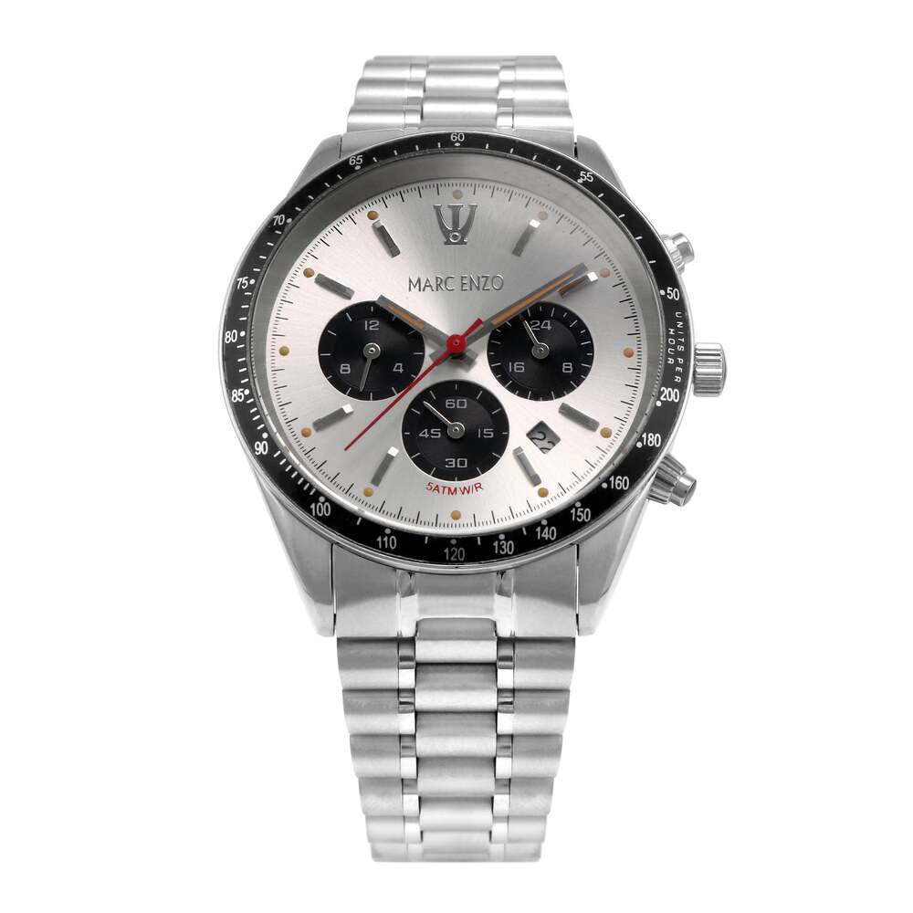 Men's watch, quartz movement, white dial color - MAR-0025