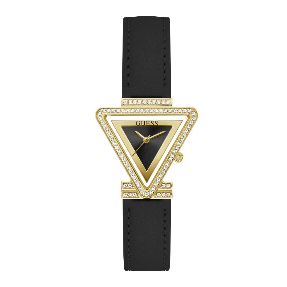 Women's watch, quartz movement, black dial - GWC-0221