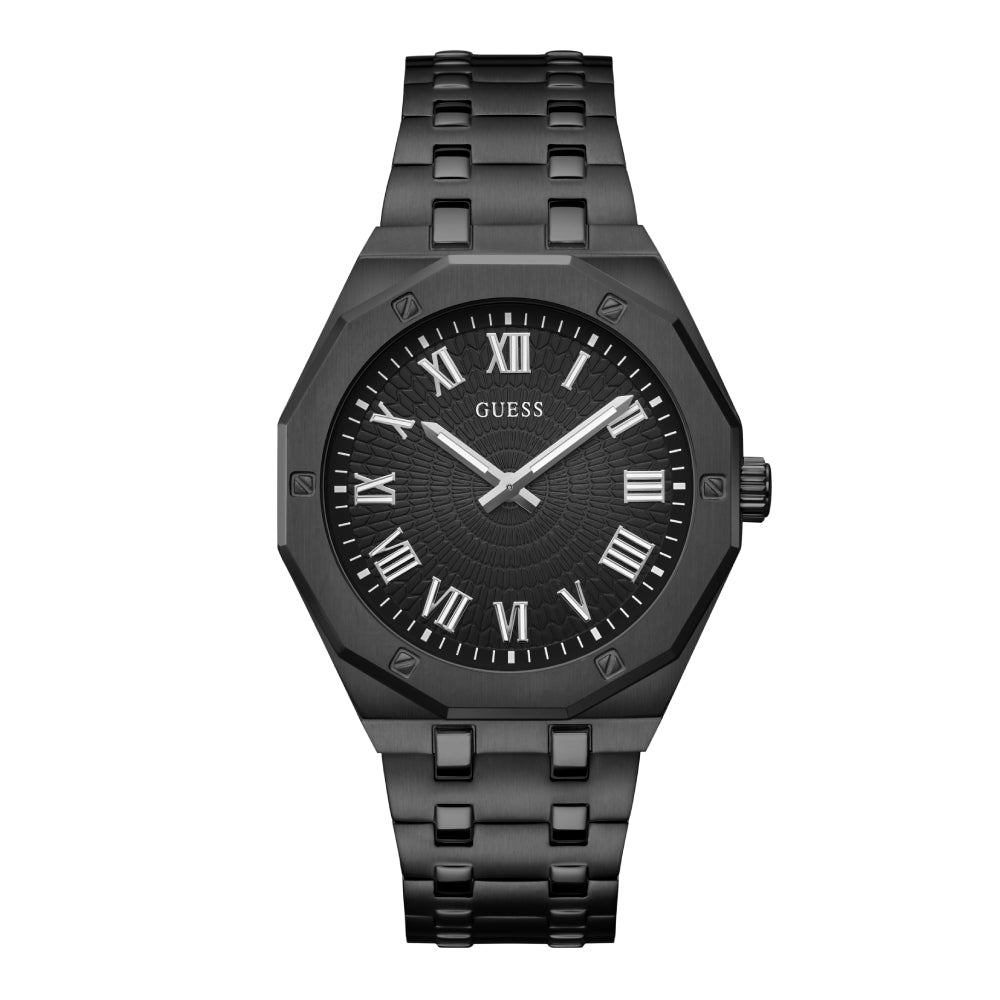 Men's watch, quartz movement, black dial - GWC-0229