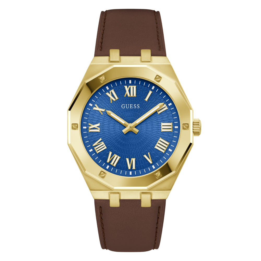 Men's watch, quartz movement, blue dial - GWC-0274
