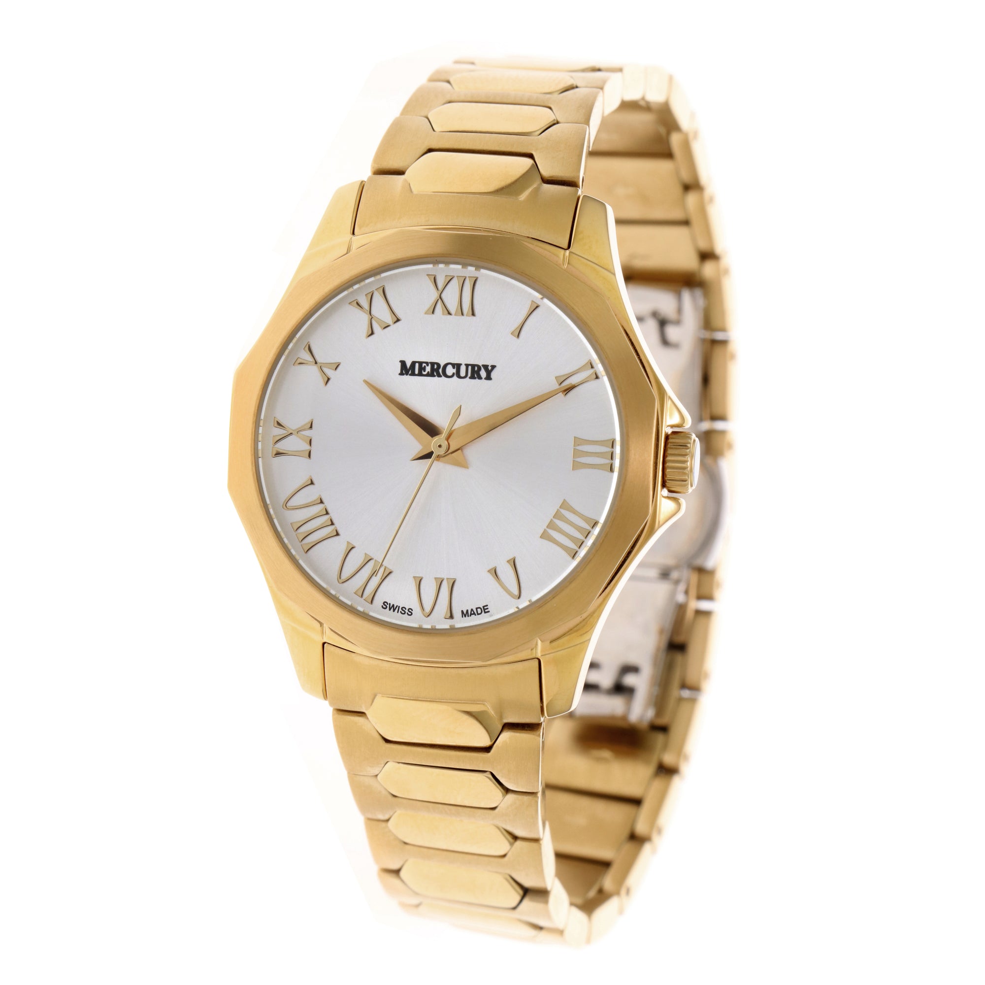 Women's watch, quartz movement, white dial - MER-0015