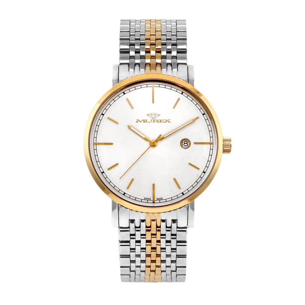 Murex Men's Quartz Watch with White Dial - MUR-0220