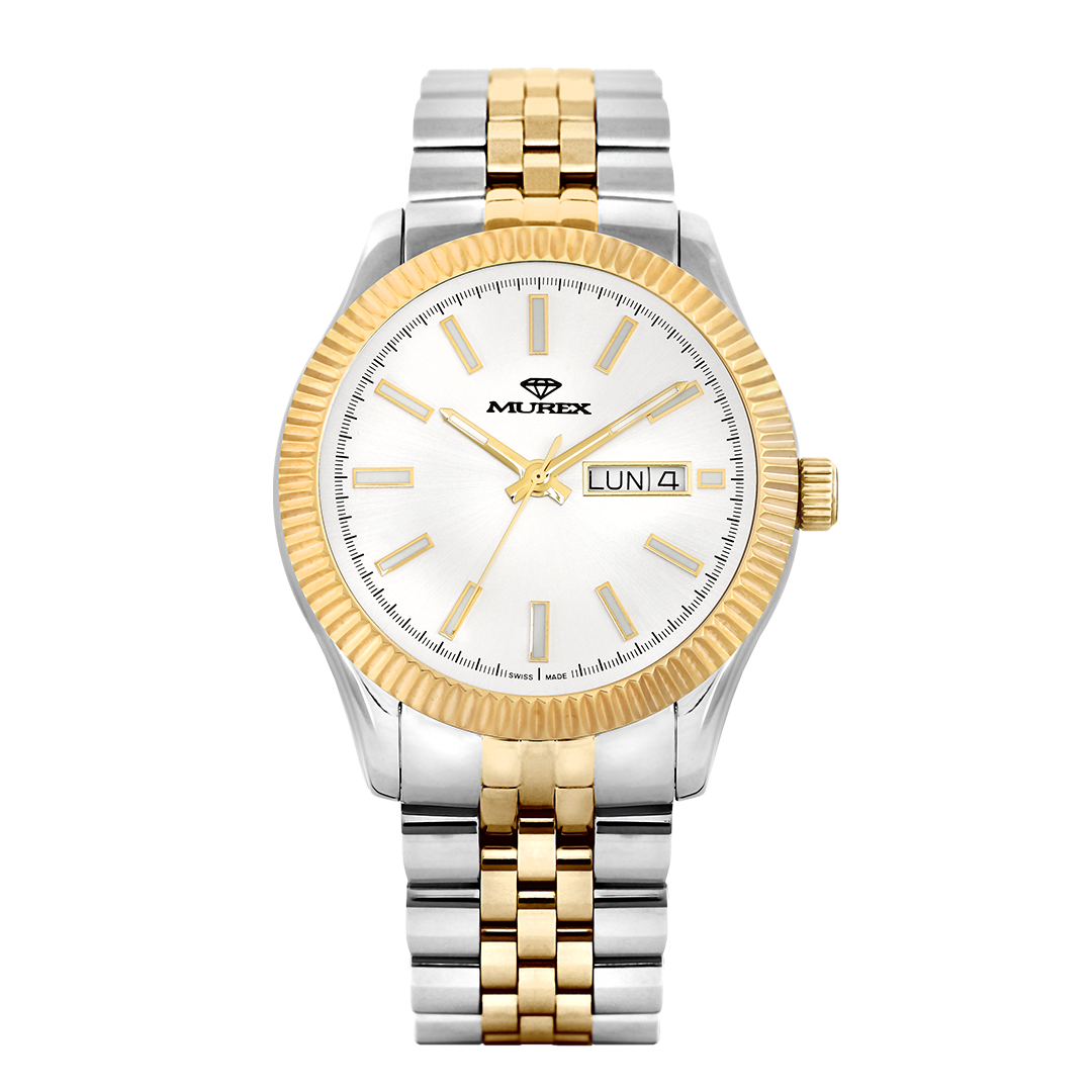 Murex Men's Quartz Watch with White Dial - MUR-0197