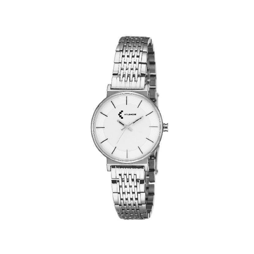Women's watch, quartz movement, white dial - KM-0072