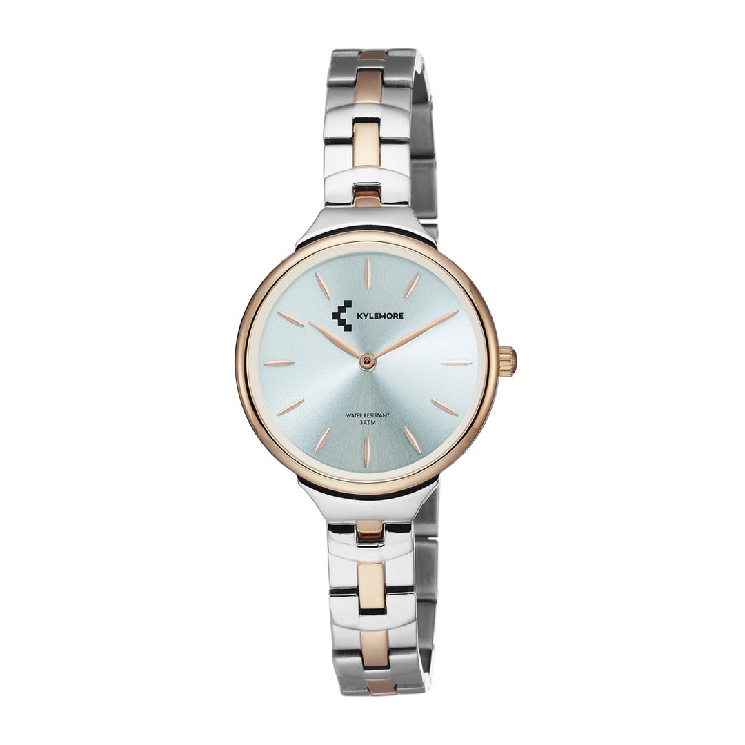 Men's and women's watch, quartz movement, blue dial color - KM-0119